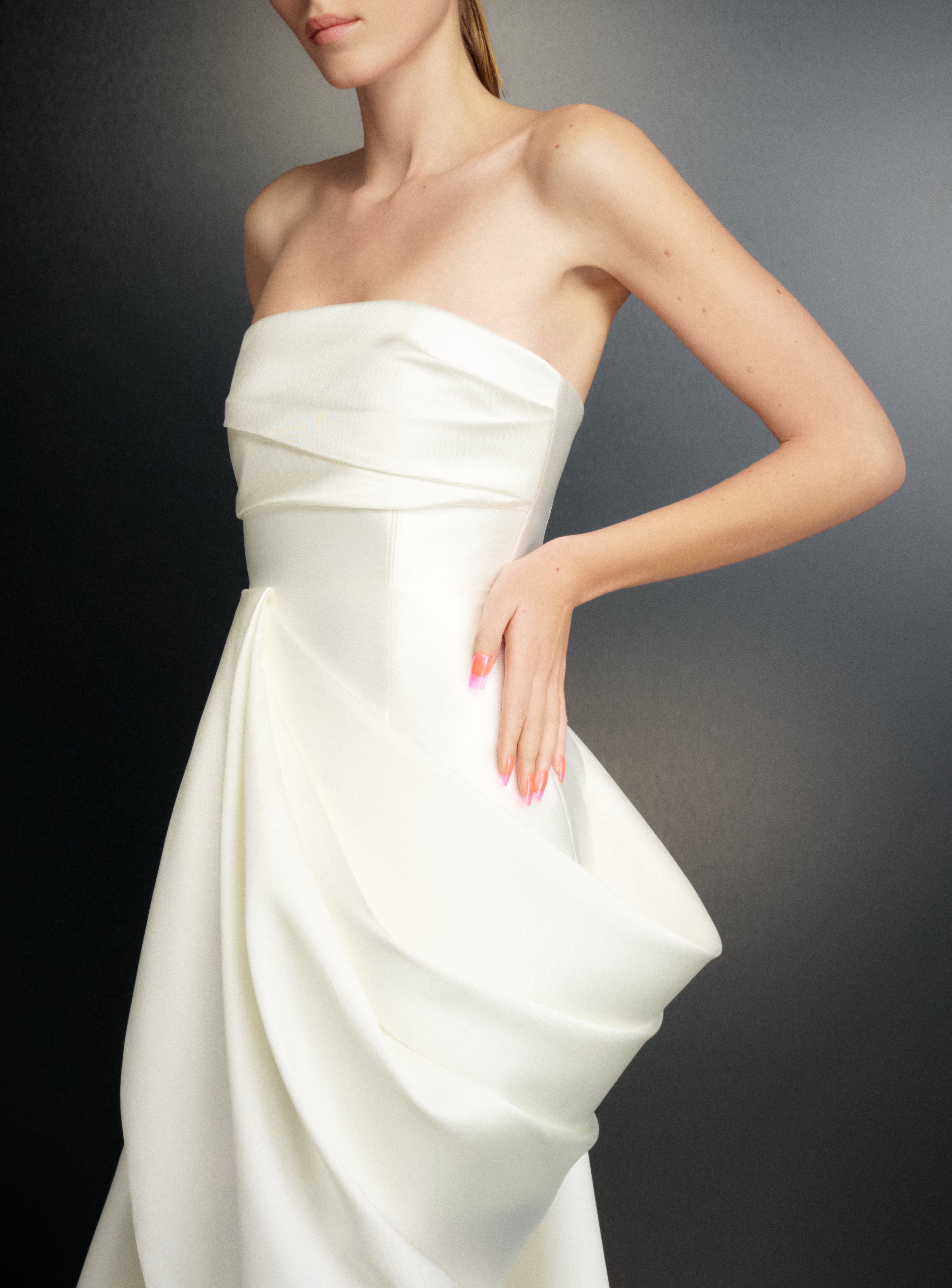 The Raya Midi Dress in Cream – Solace London