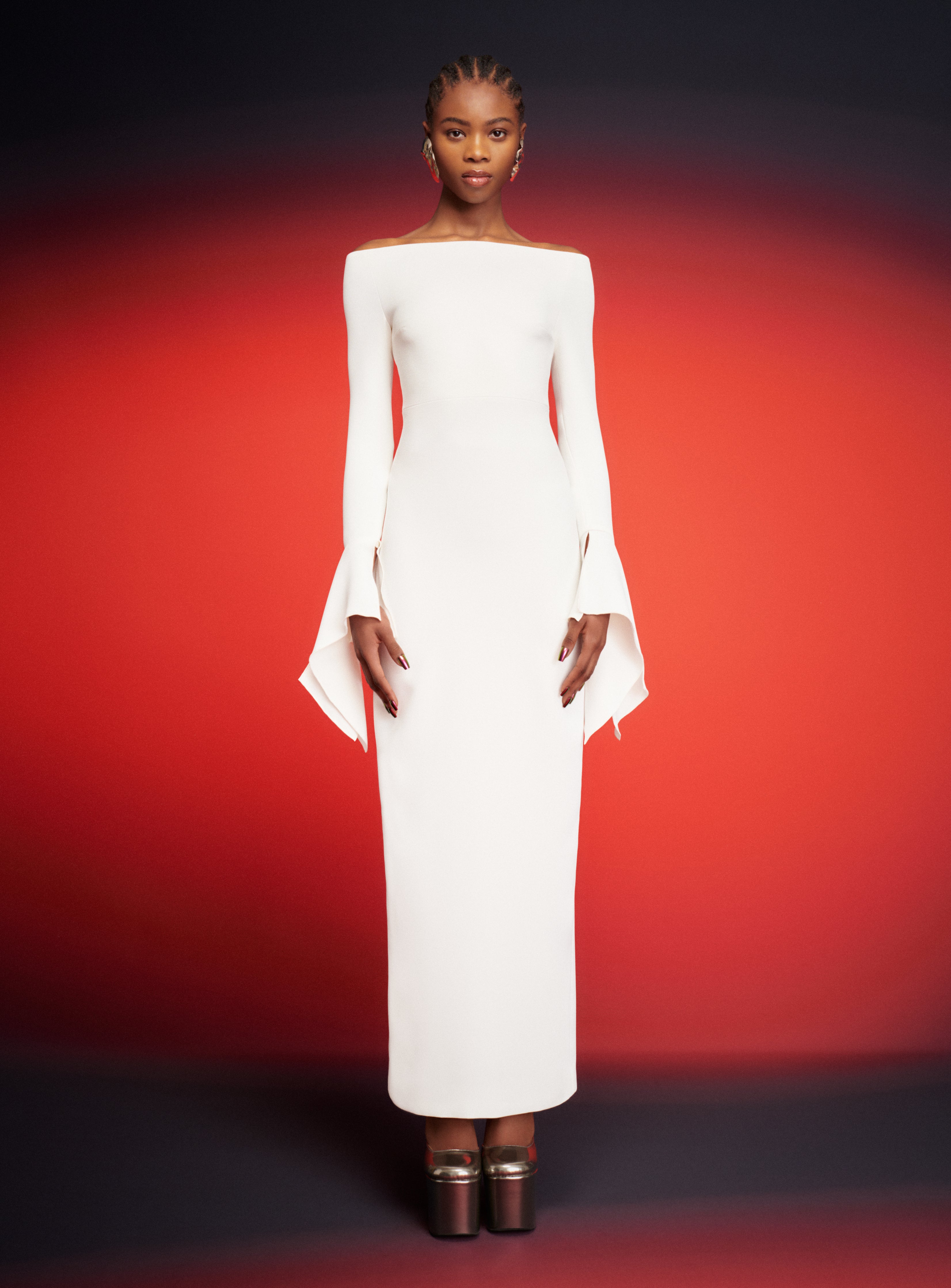 The Amalie Maxi Dress in Cream – Solace London