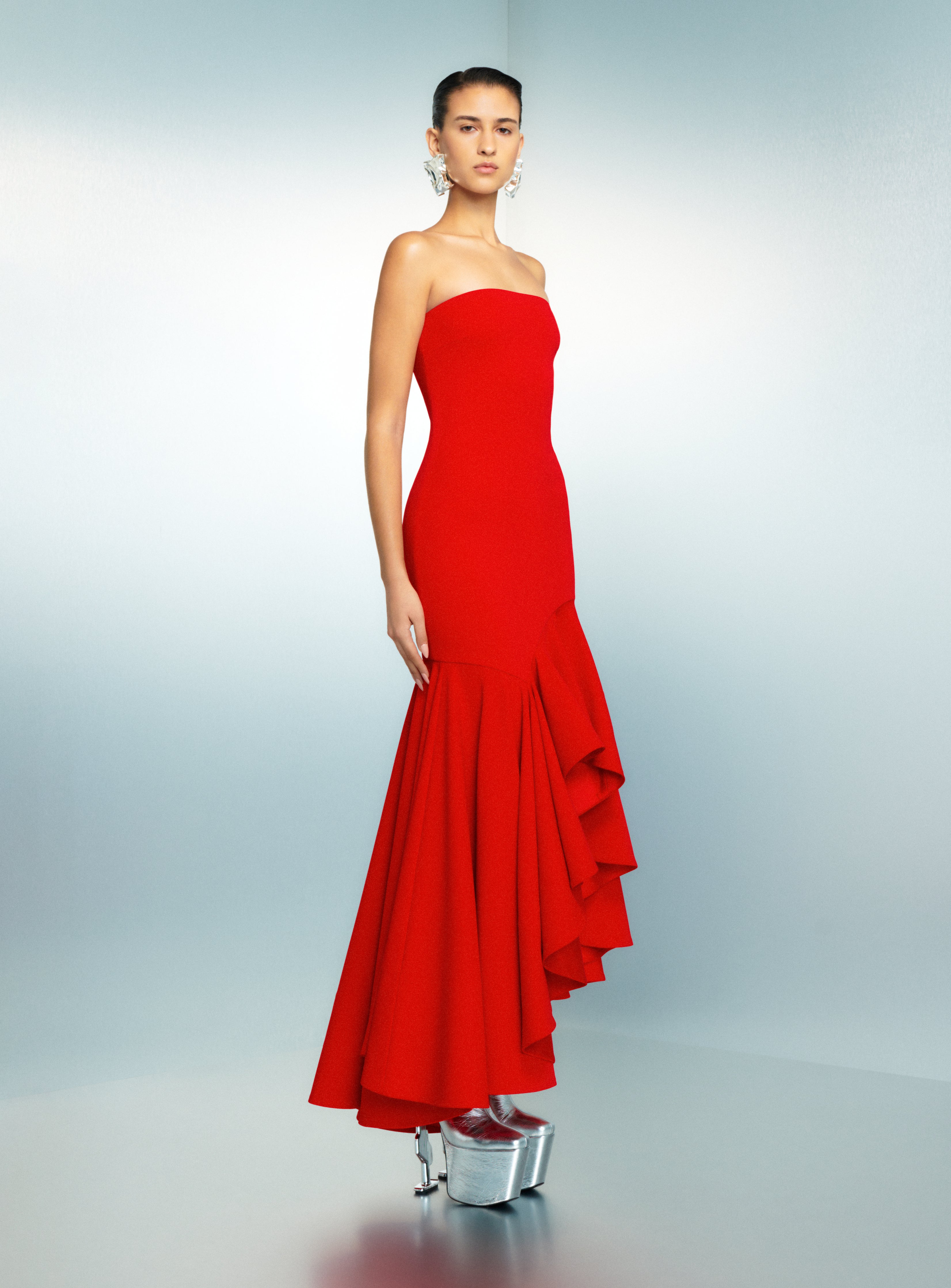 The Hani Maxi Dress in Red – Solace London