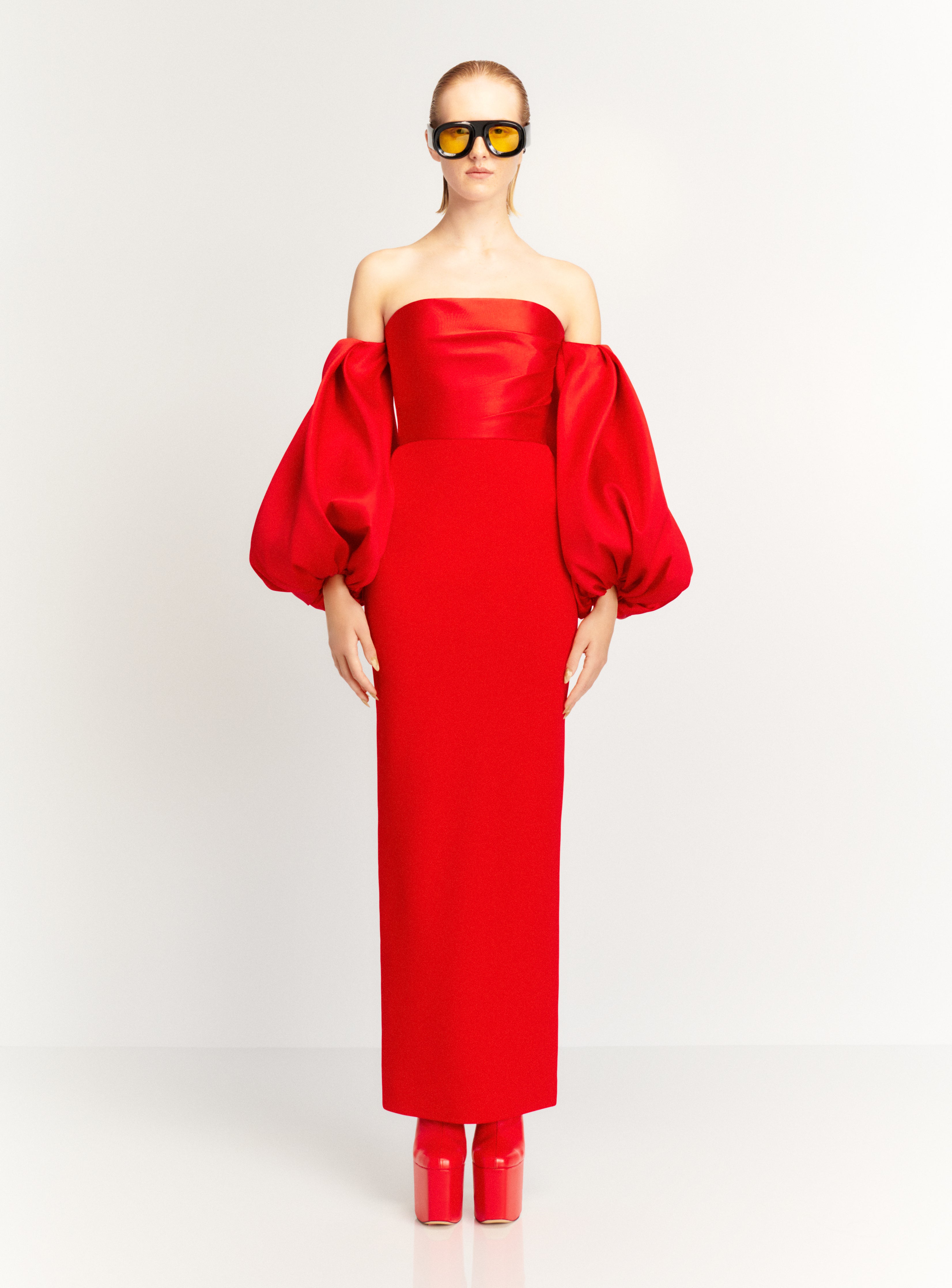 The Carmen Maxi Dress in Red – Solace London