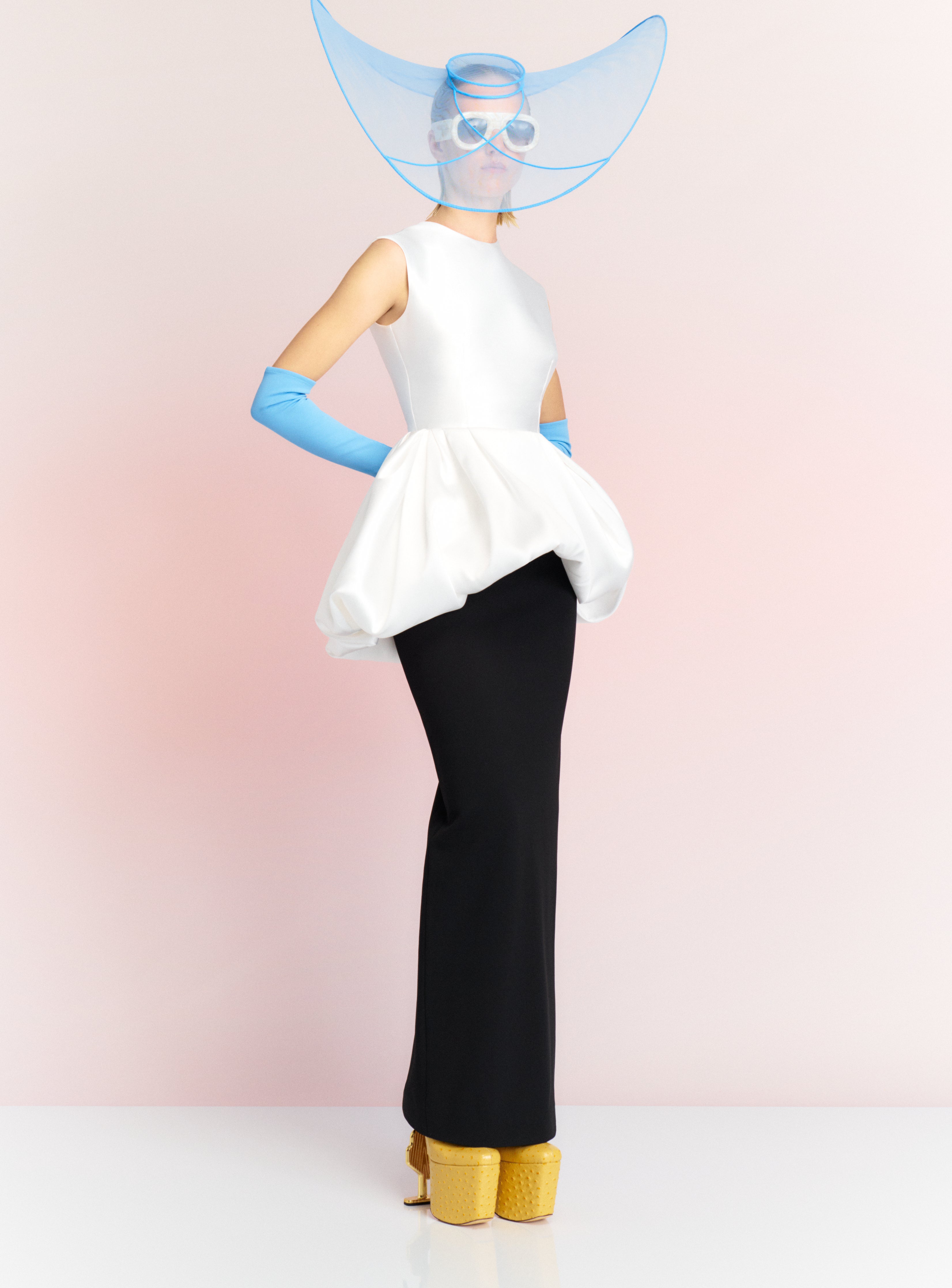 The Emi Maxi Dress in Cream and Black – Solace London