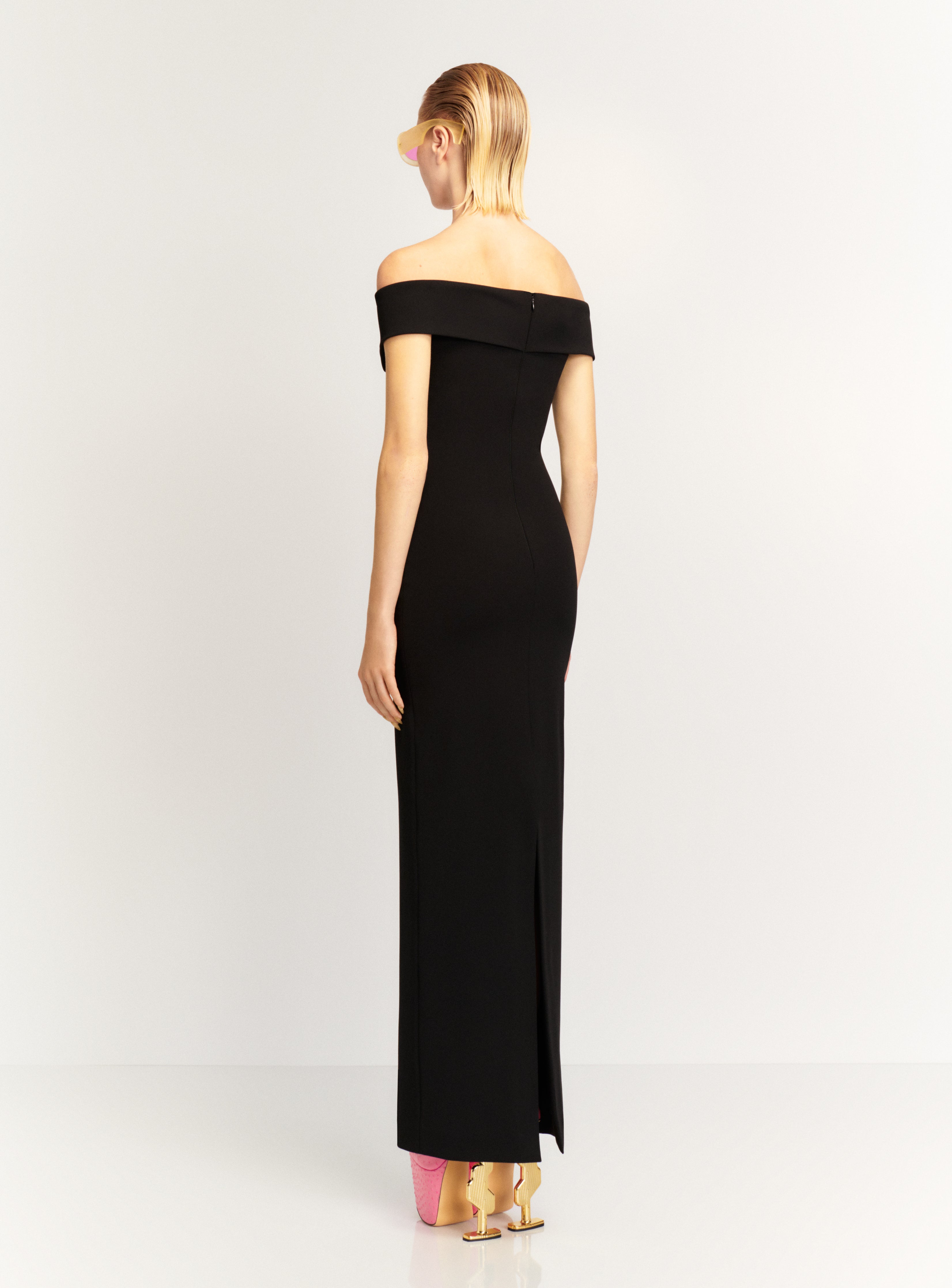 The Ines Maxi Dress in Black – Solace London