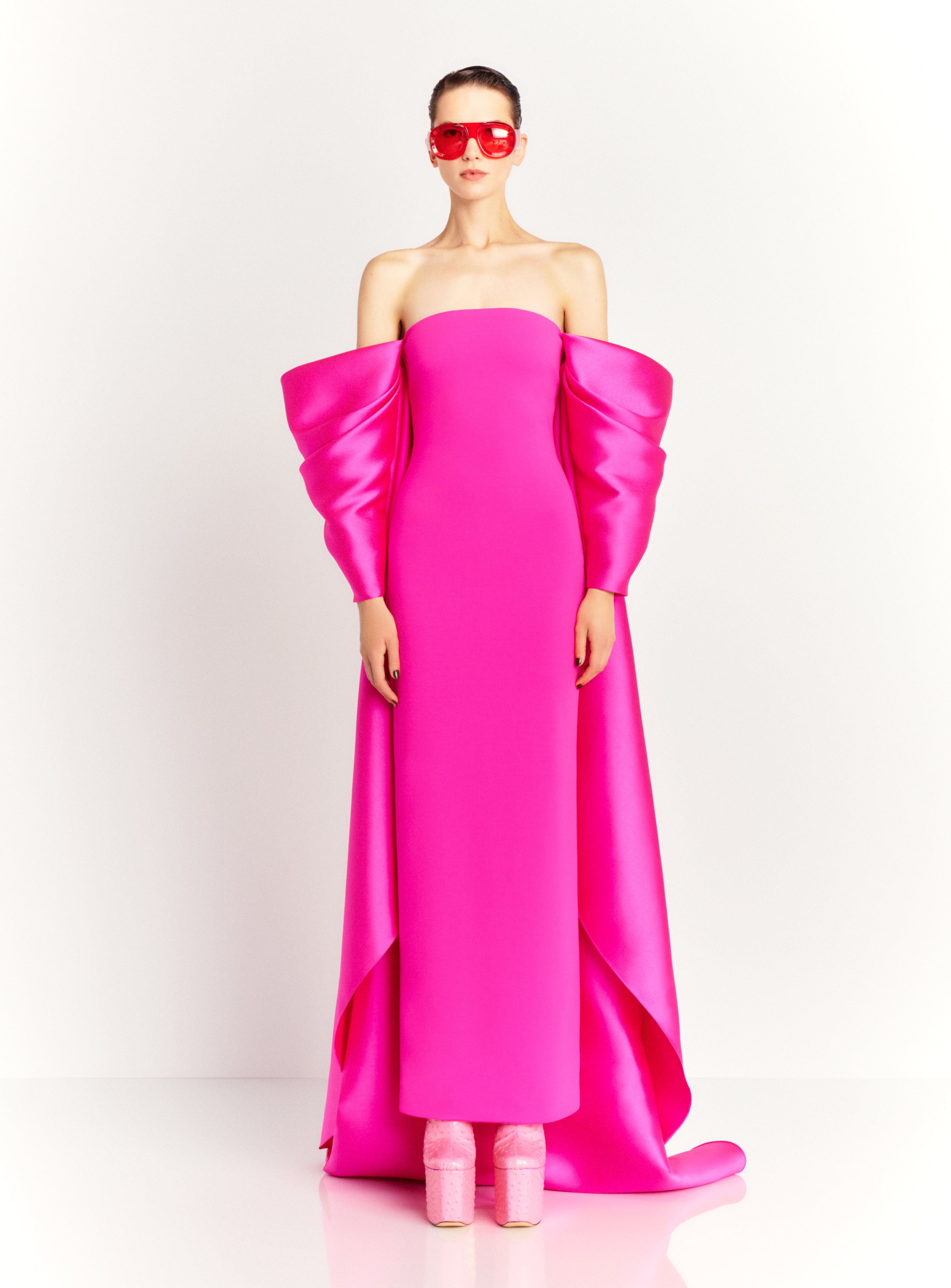 The Kyla Maxi Dress in Pink – Solace London