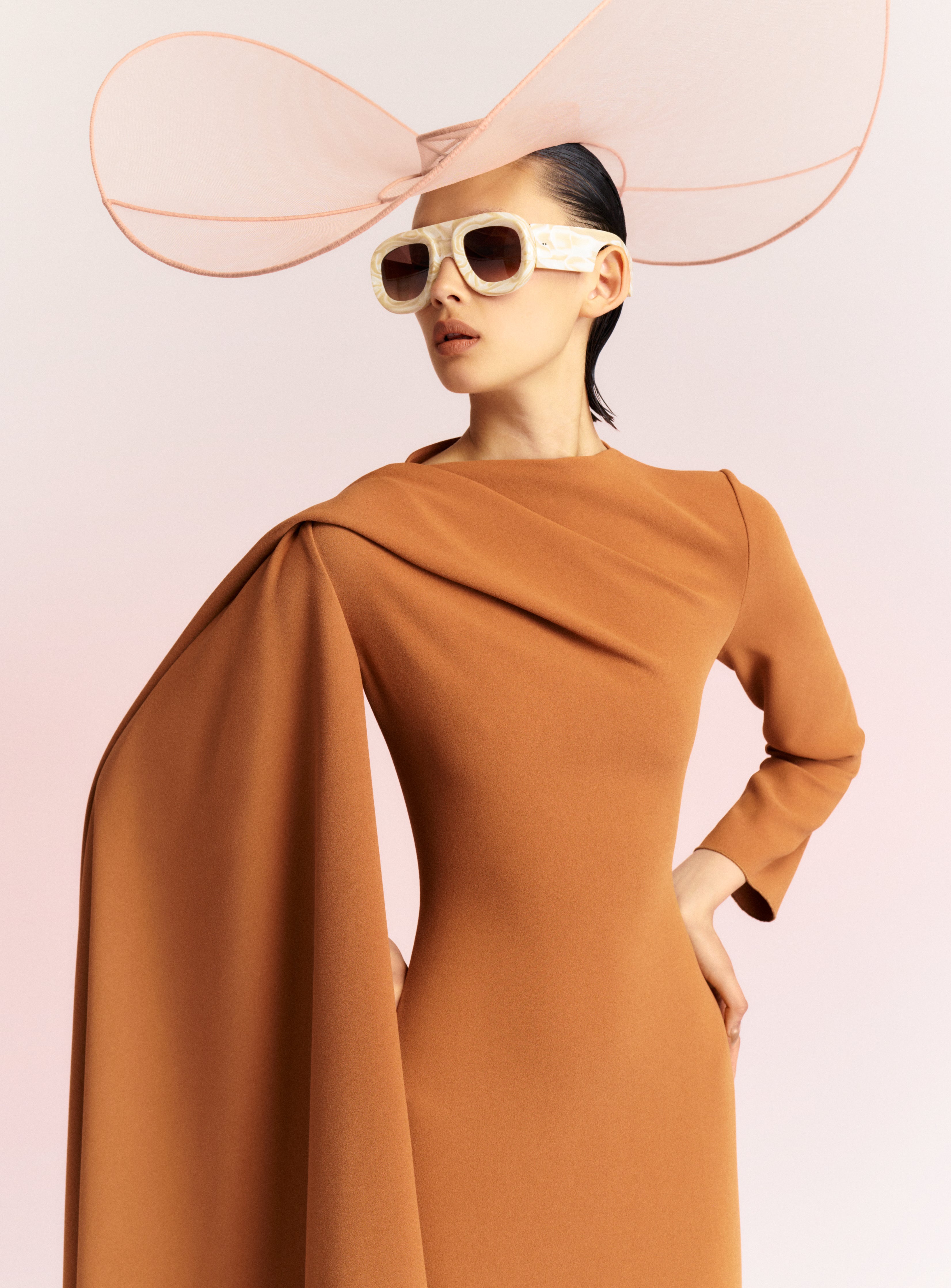 The Lydia Maxi Dress in Caramel – Solace London