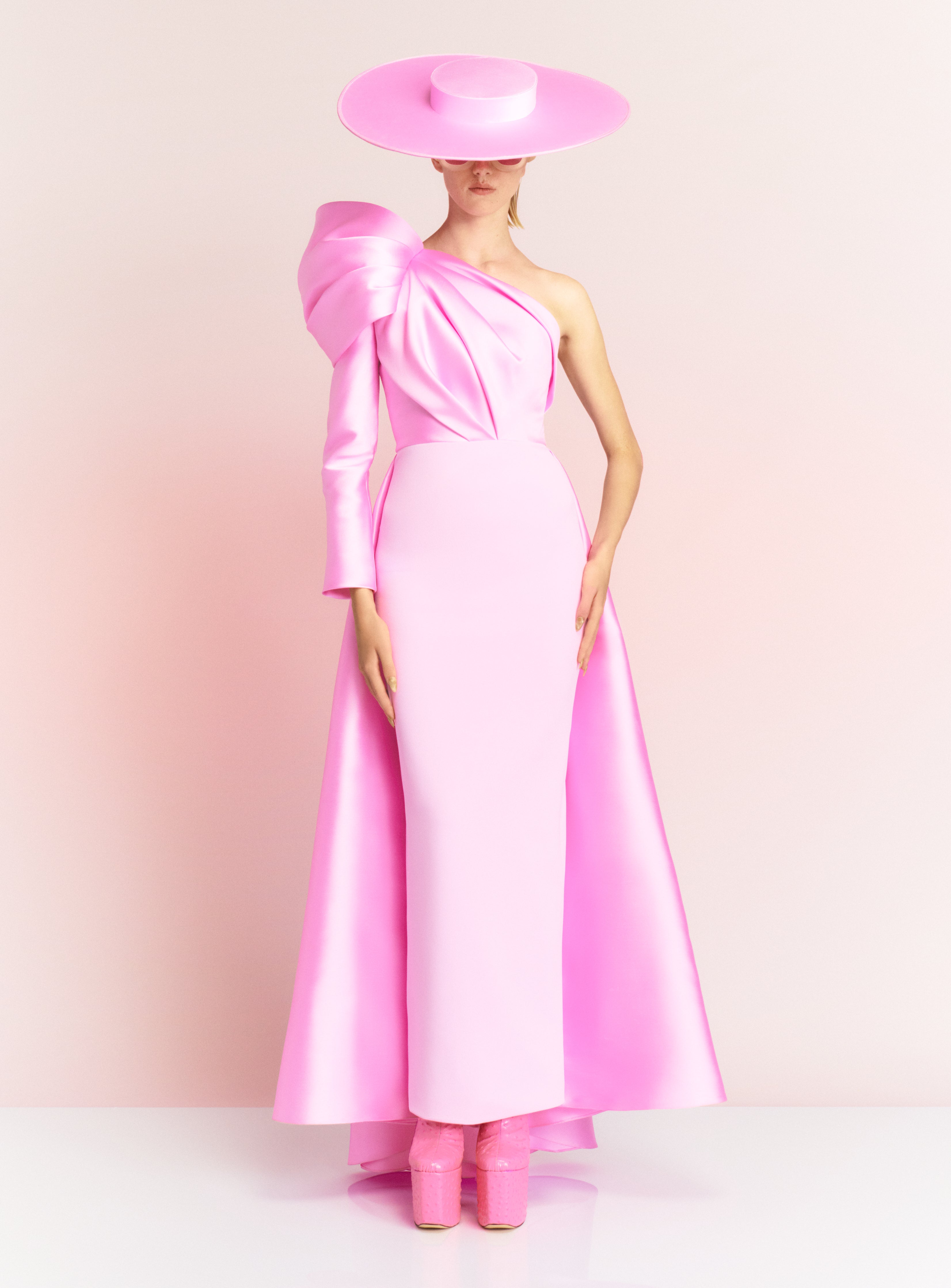 The Malia Maxi Dress in Blush – Solace London