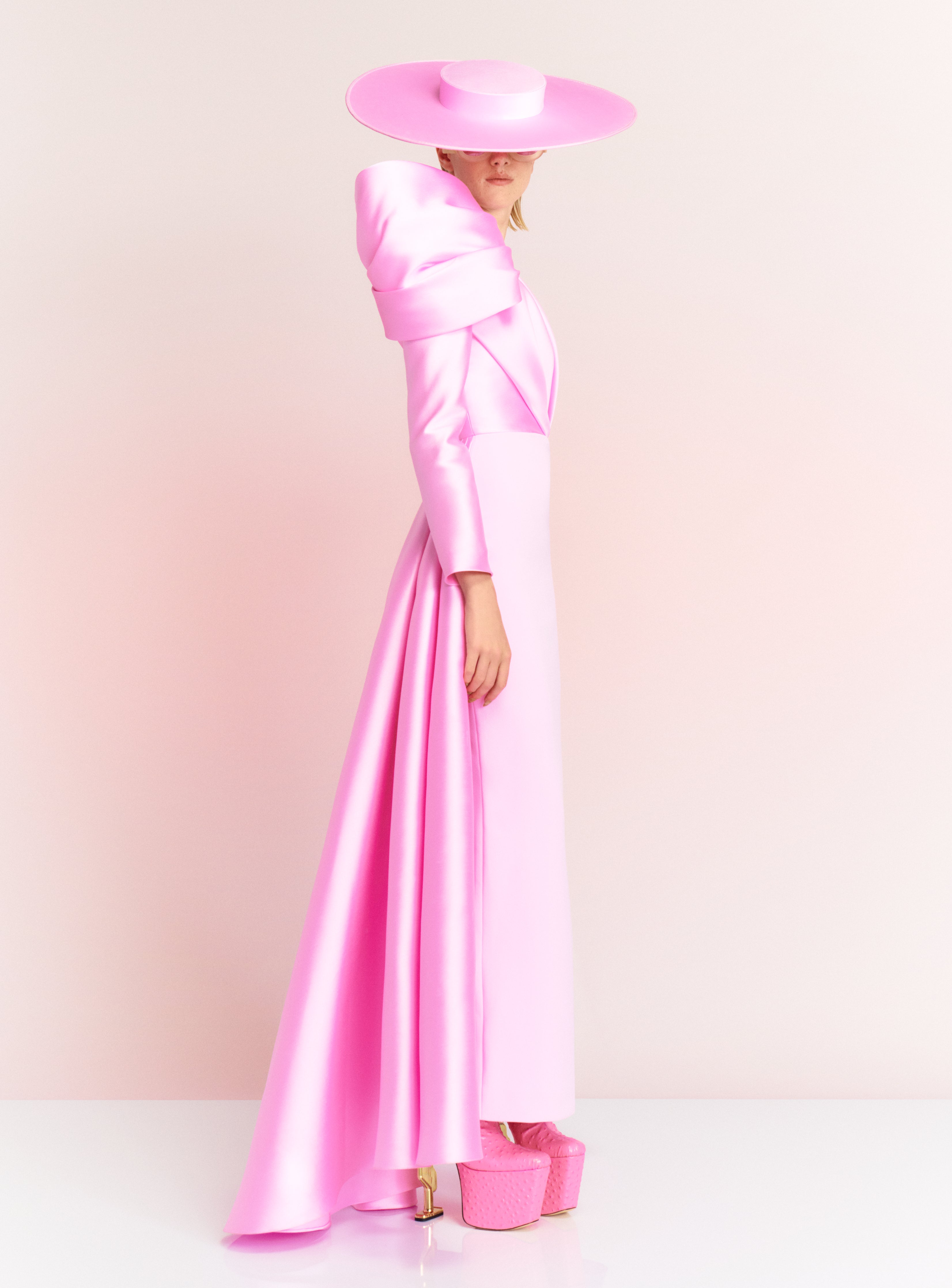 The Malia Maxi Dress in Blush – Solace London