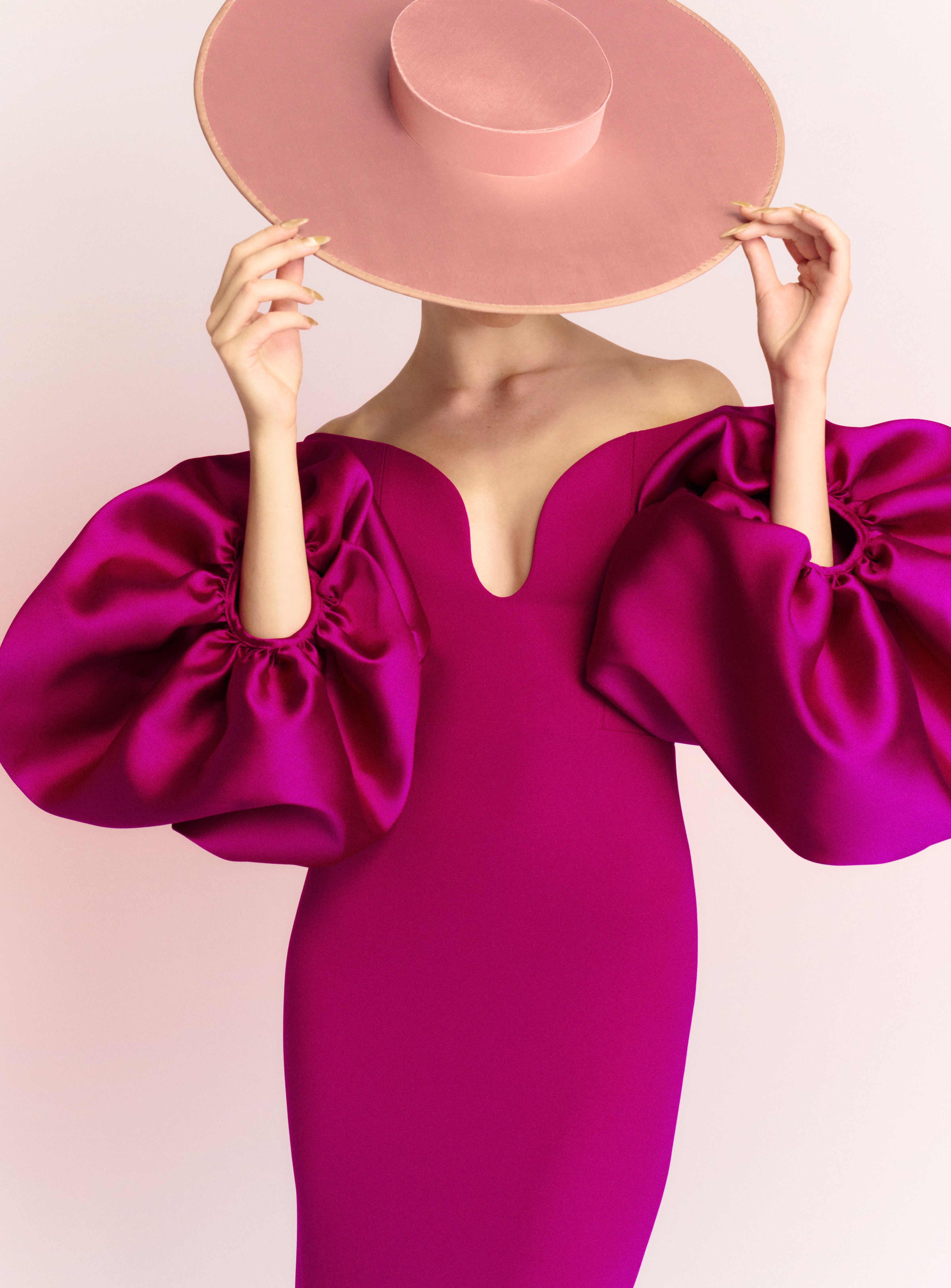 The Mora Maxi Dress in Fuchsia – Solace London