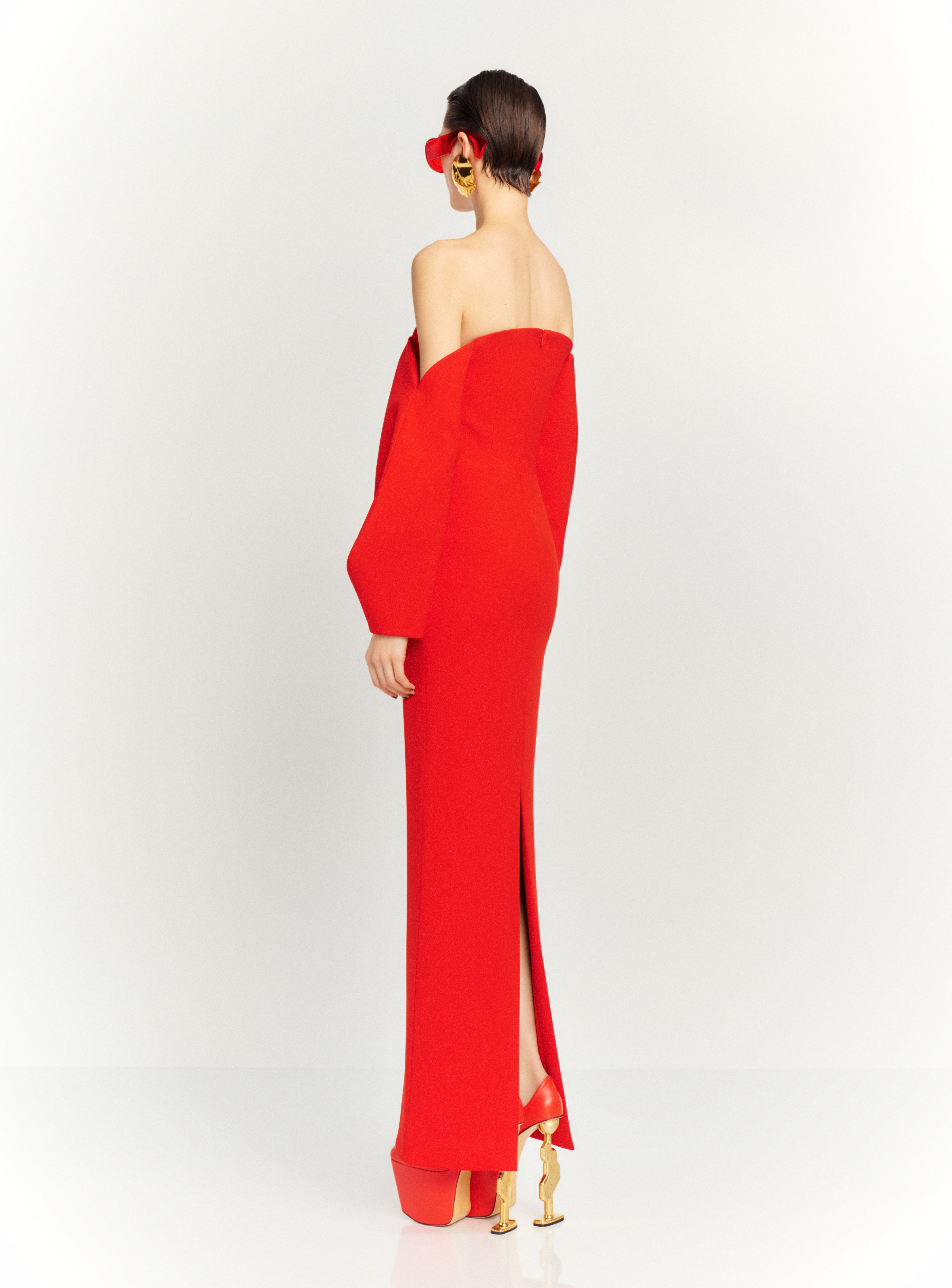The Lotta Maxi Dress in Red – Solace London