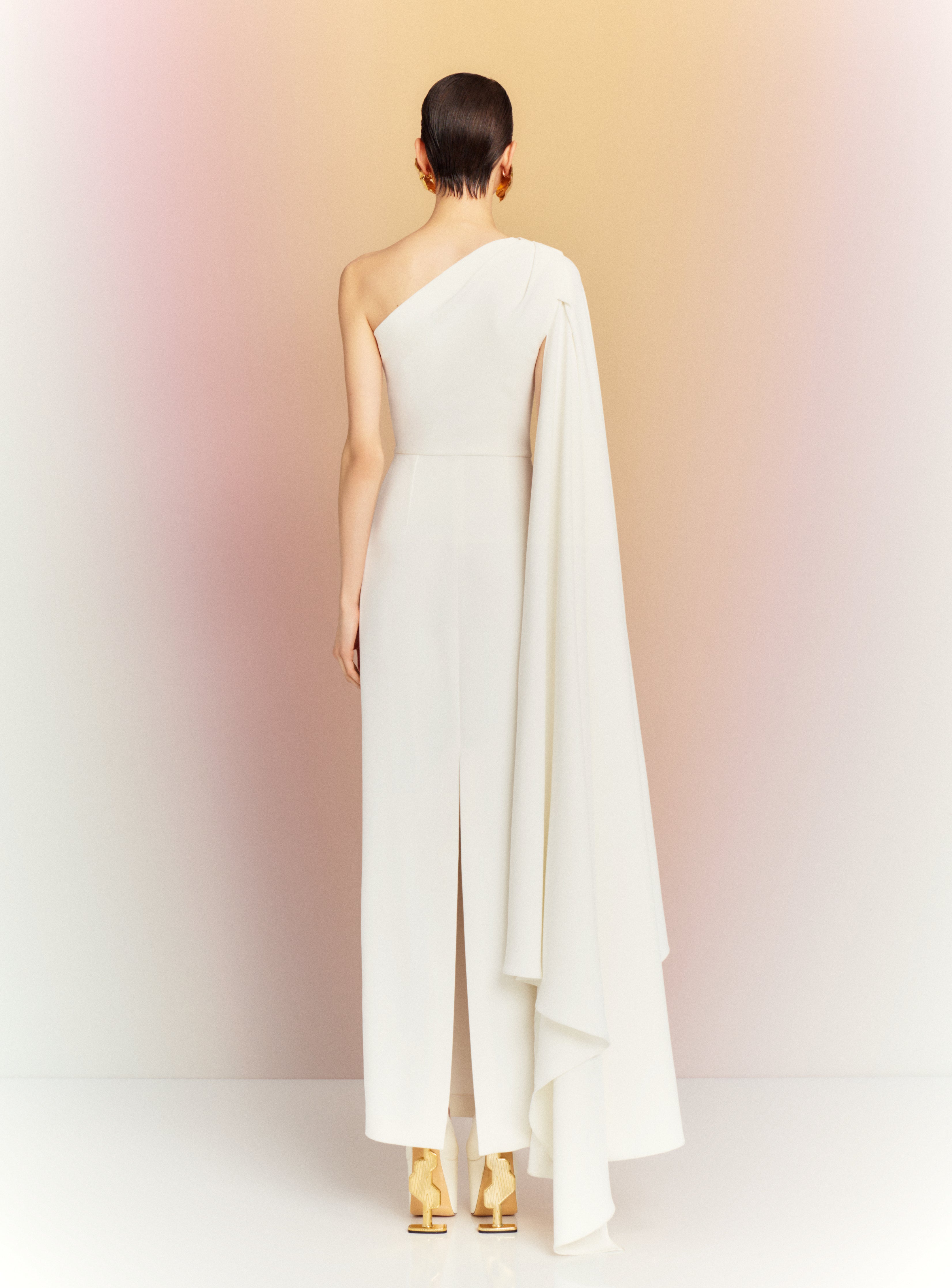 The Daria Maxi Dress in Cream – Solace London