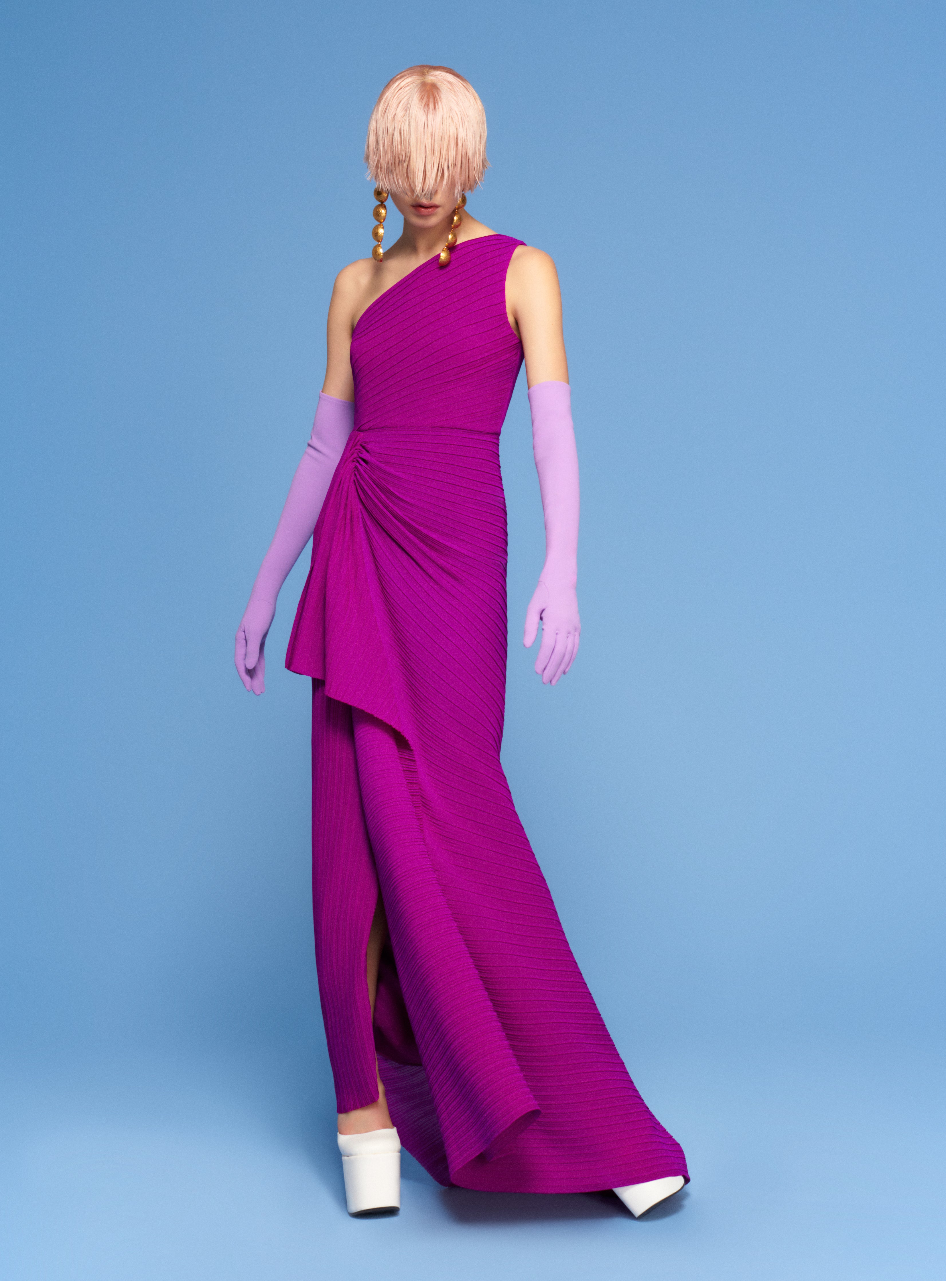 The Dyas Maxi Dress in Purple – Solace London