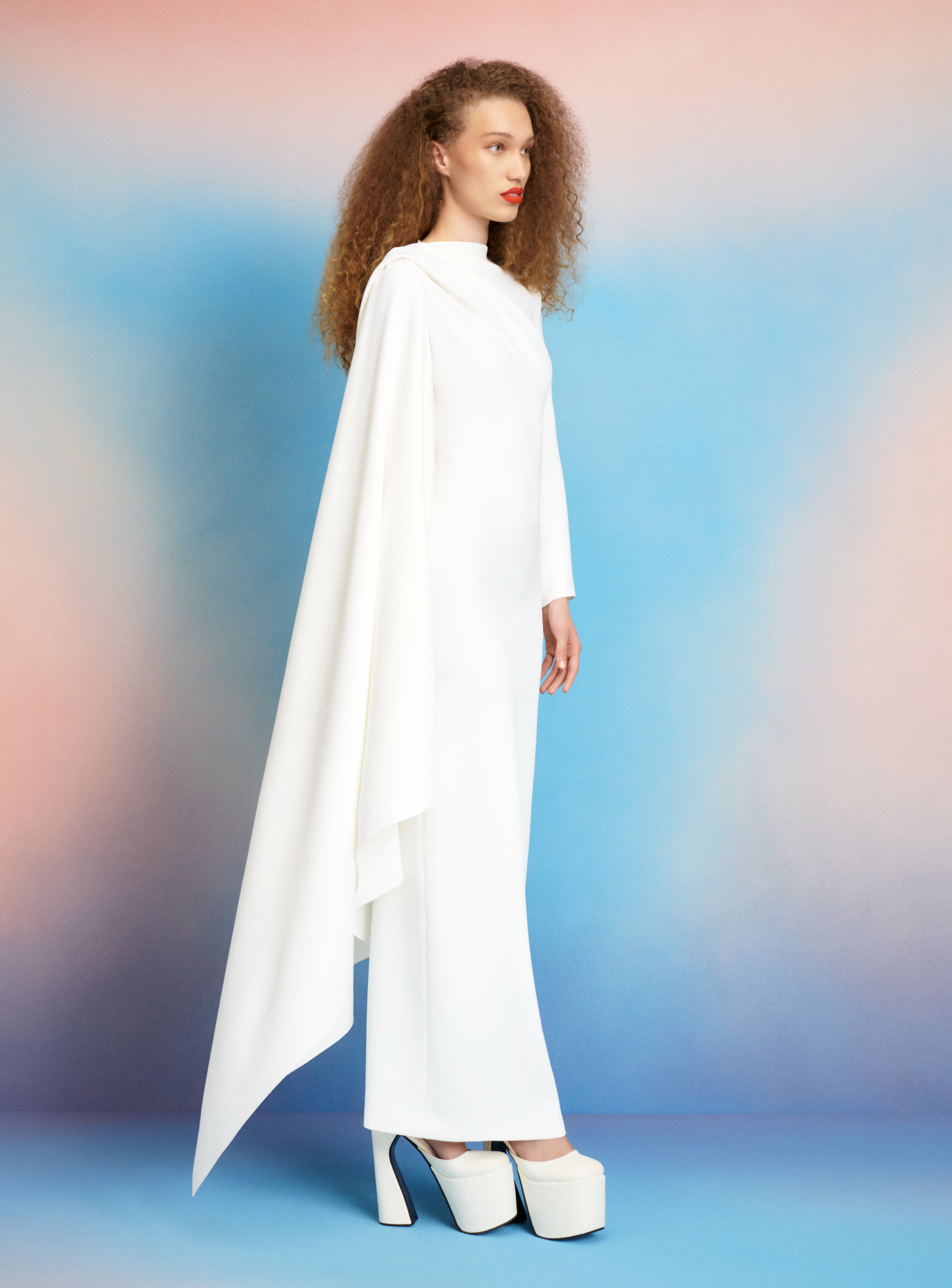 Solace London | The Lydia Maxi Dress in Cream