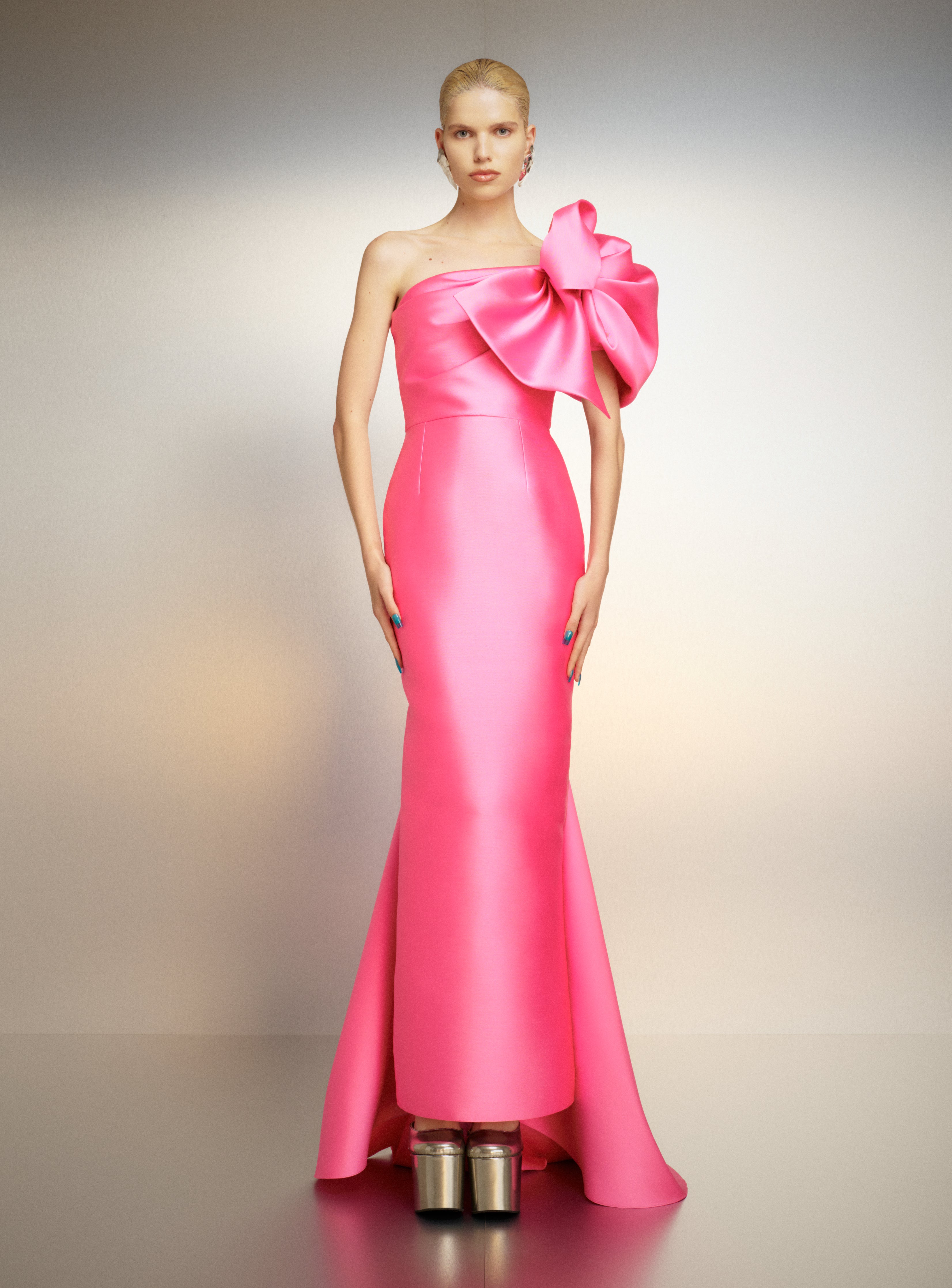 Solace London | The Reya Maxi Dress in Pink