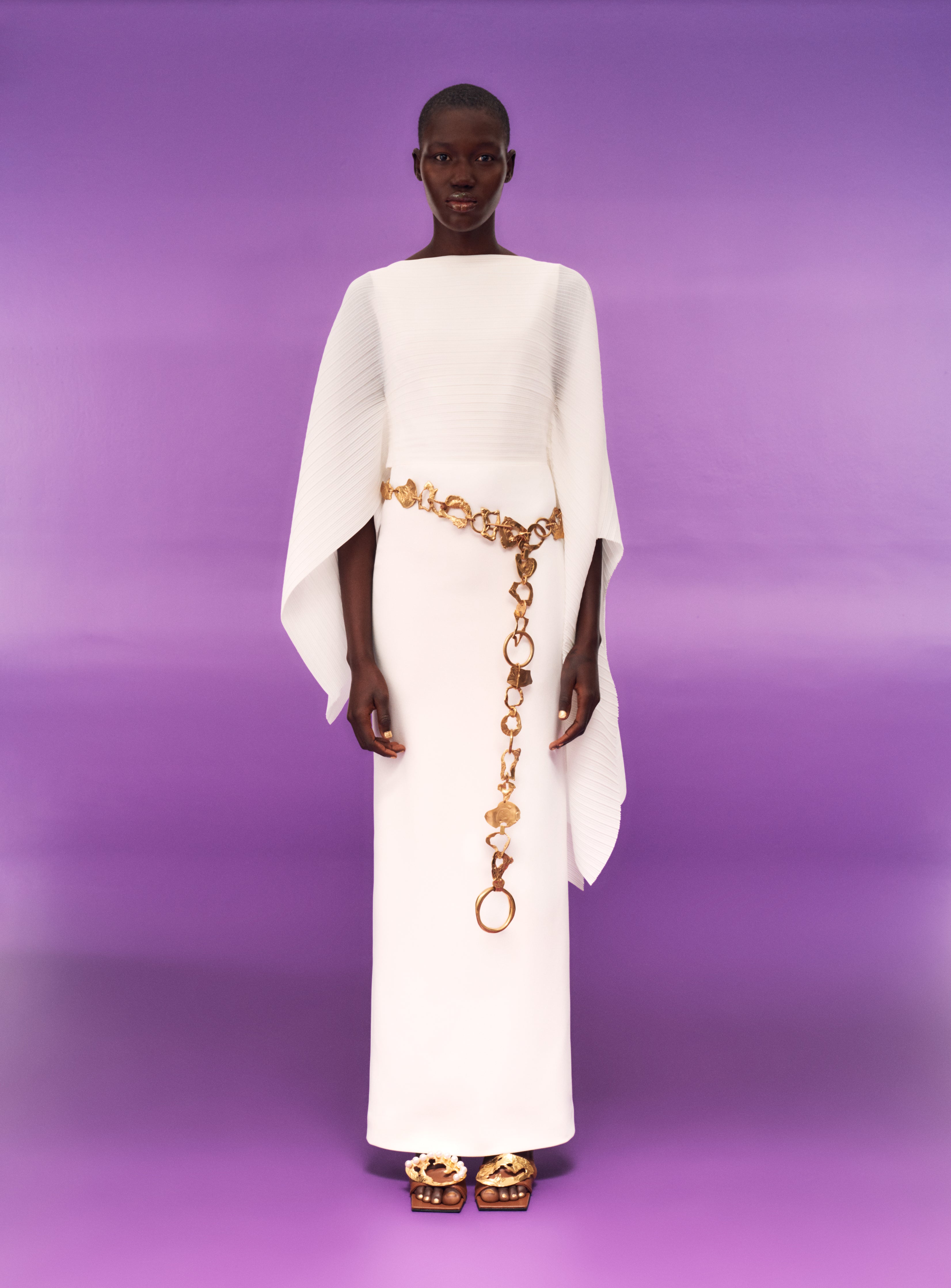 The Simone Maxi Dress in Cream – Solace London